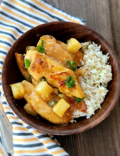 Hawaiian Pineapple Chicken - Jamie Cooks It Up