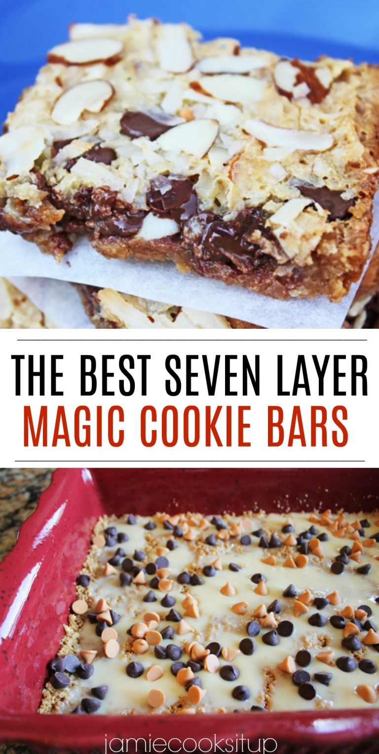 Seven Layer Magic Cookie Bars - Jamie Cooks It Up