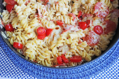 Pepperoni and Cheese Pasta Skillet - Jamie Cooks It Up