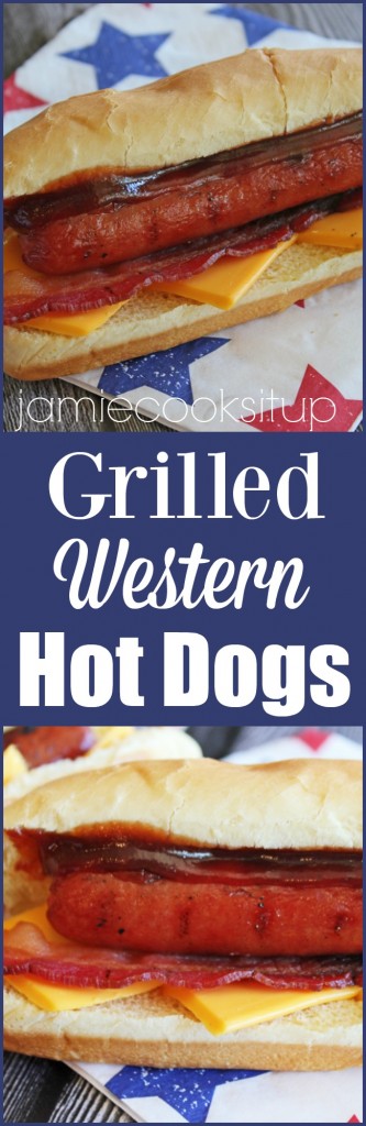 Grilled Western Hot Dogs – Jamie Cooks It Up