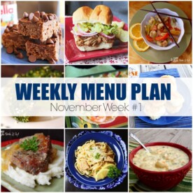 November Menu Plan, Week #1! - Jamie Cooks It Up