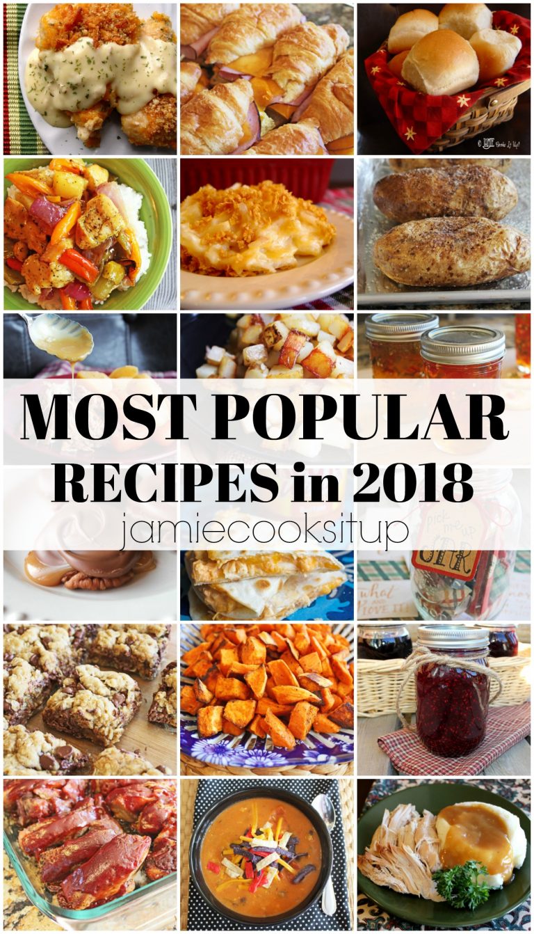 Top 20 Most Popular Recipes from 2018 - Jamie Cooks It Up