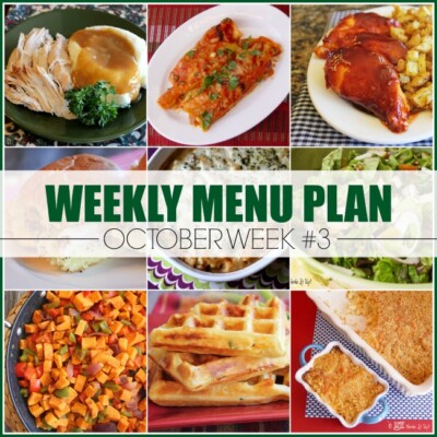 October Menu Plan, Week #3-2021 - Jamie Cooks It Up