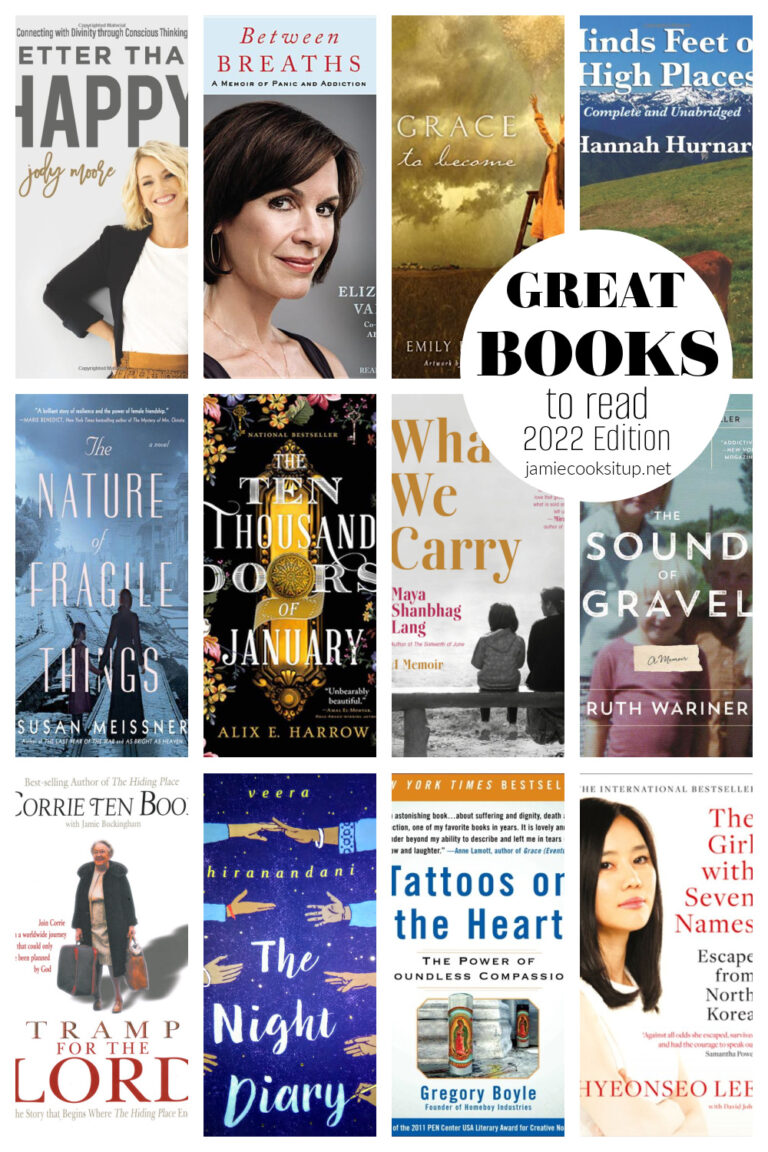 Great Books to Read 2022 Edition - Jamie Cooks It Up