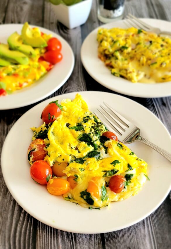 Healthy Veggie Omelets, 3 Flavor Combinations (15 minute recipe ...