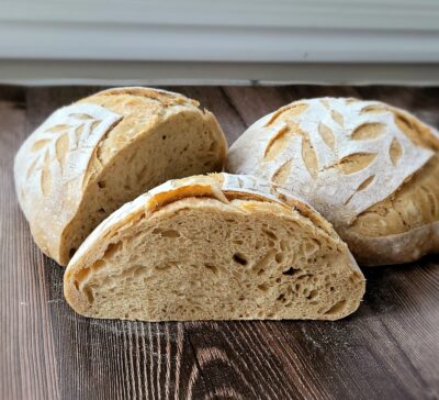 Sourdough Artisan Bread (2 loaves) - Jamie Cooks It Up