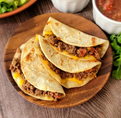 Griddle Beef Tacos - Jamie Cooks It Up