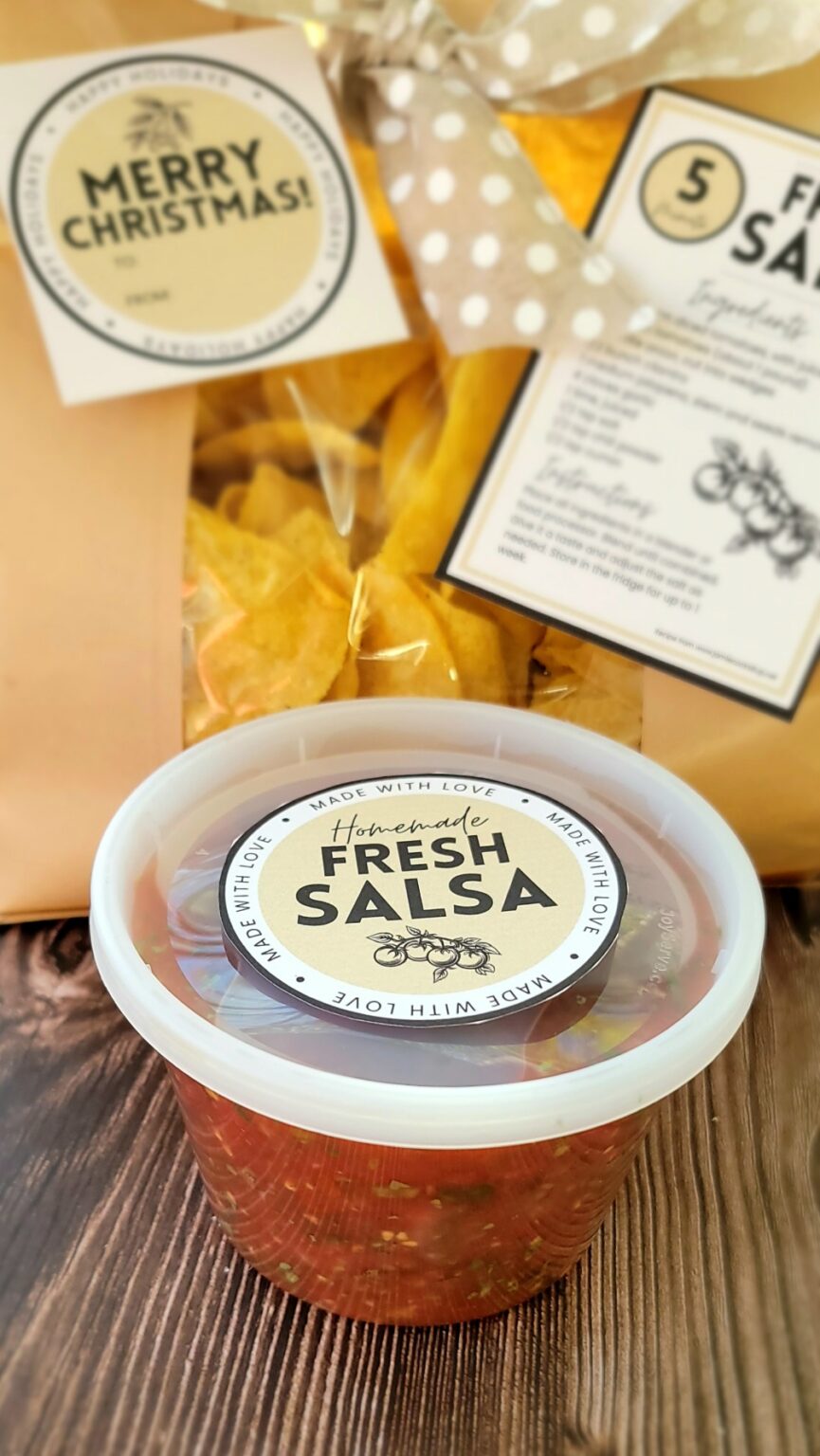 Printable Fresh Salsa Tags and Recipe Cards - Jamie Cooks It Up