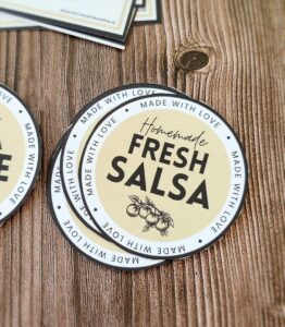 Printable Fresh Salsa Tags and Recipe Cards - Jamie Cooks It Up