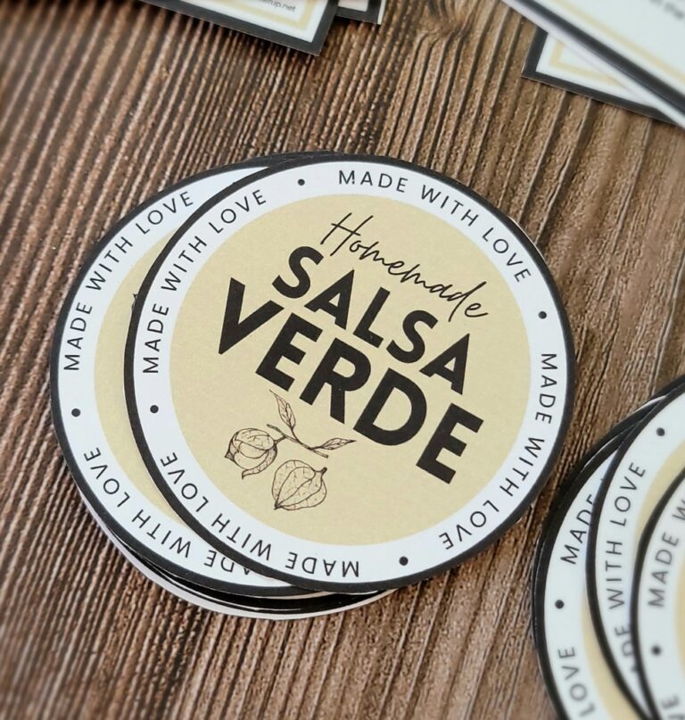 Printable Fresh Salsa Tags and Recipe Cards - Jamie Cooks It Up