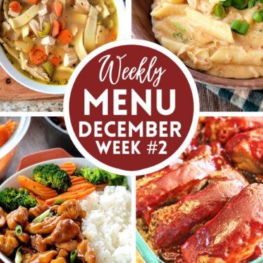 December Menu Plan, Week #1-2022 - Jamie Cooks It Up