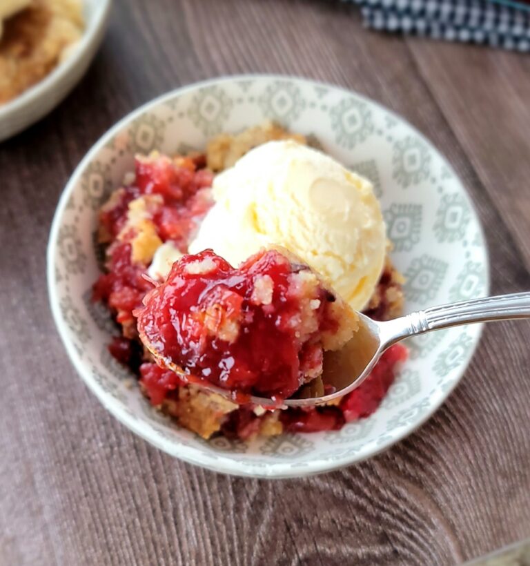 Easy Cherry Cobbler - Jamie Cooks It Up
