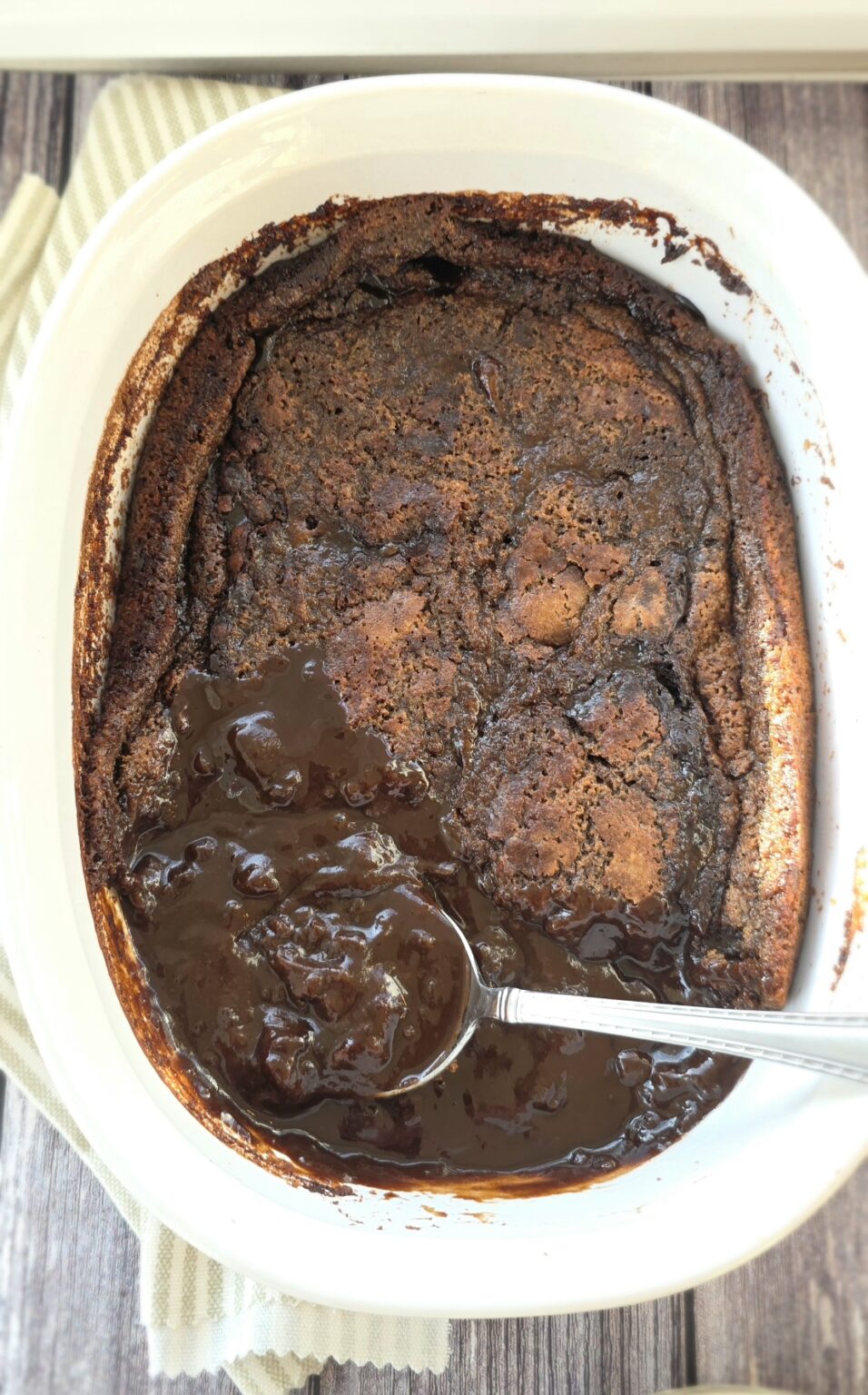 The Best Hot Fudge Cake - Jamie Cooks It Up
