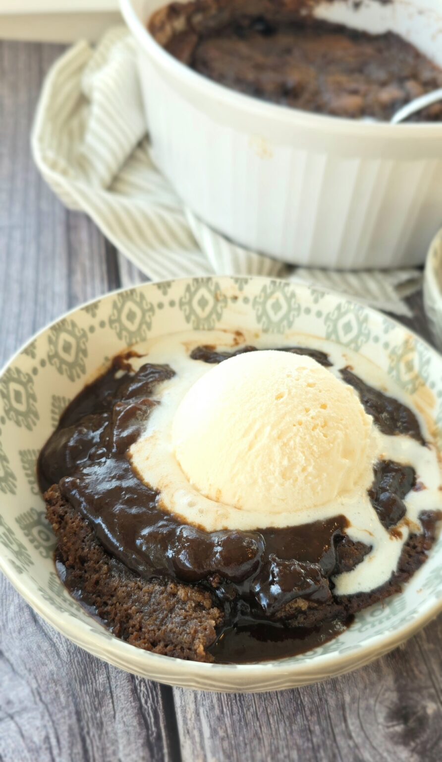 The Best Hot Fudge Cake - Jamie Cooks It Up