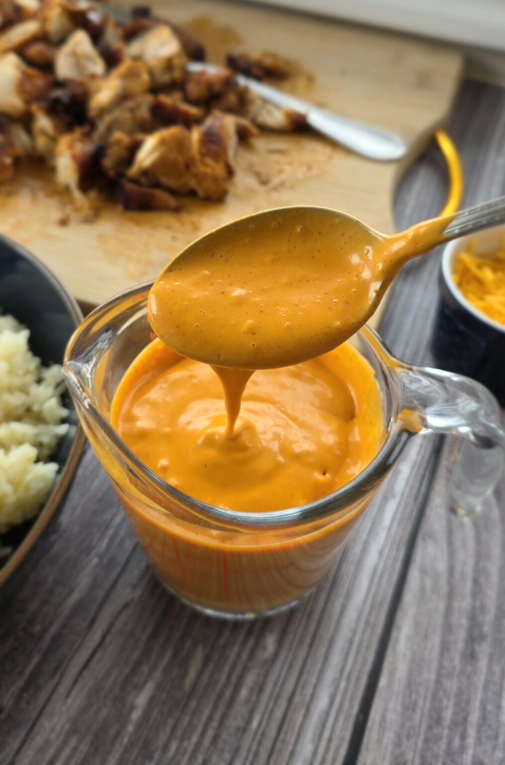 The Best Chicken Taco Bowls with Creamy Chipotle Sauce - Jamie Cooks It Up